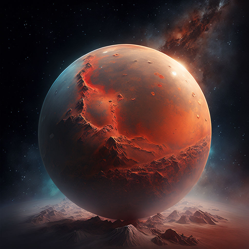 Mars The Red Planet Wallpaper